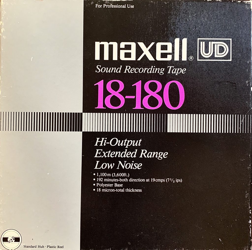 Maxell UD Reel to Reel Tape, LP, 10″ Metal Reel, 3600 ft, Refurbished - Reel to Reel Warehouse