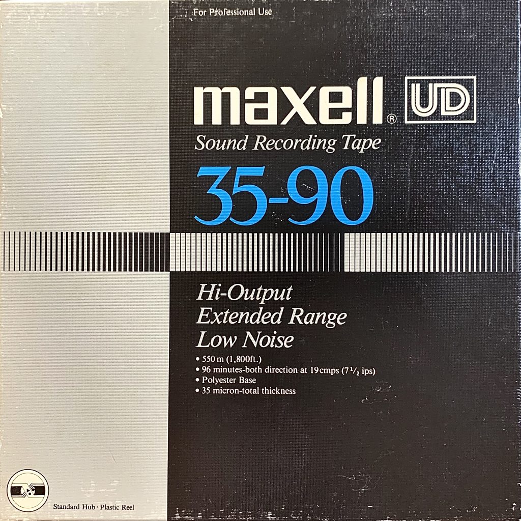 Maxell UD Ultra Dynamic Tape - Reel to Reel Warehouse