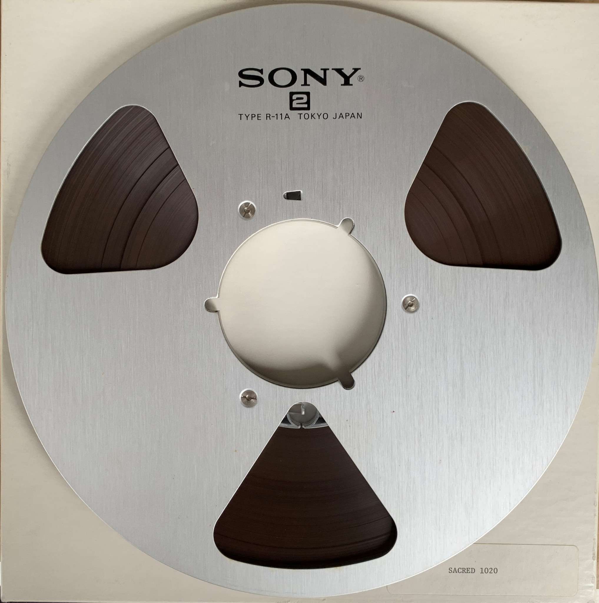 Sony 10″ Empty Metal Reel, Classic 3 Window Silver, Original Box + Bag ...