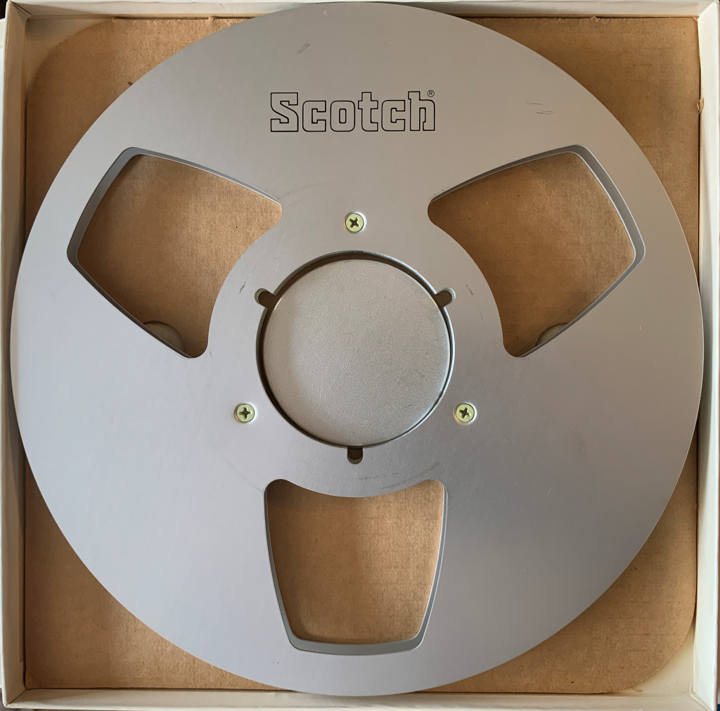 Scotch 10″ Empty Metal Reel, 1/4″ tape, 3 Large Window Silver, w/Box ...